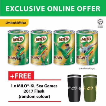 4 x 500g MILO Kaw RM50 (Normal Price: RM60) FREE Limited Edition KL SEA ...