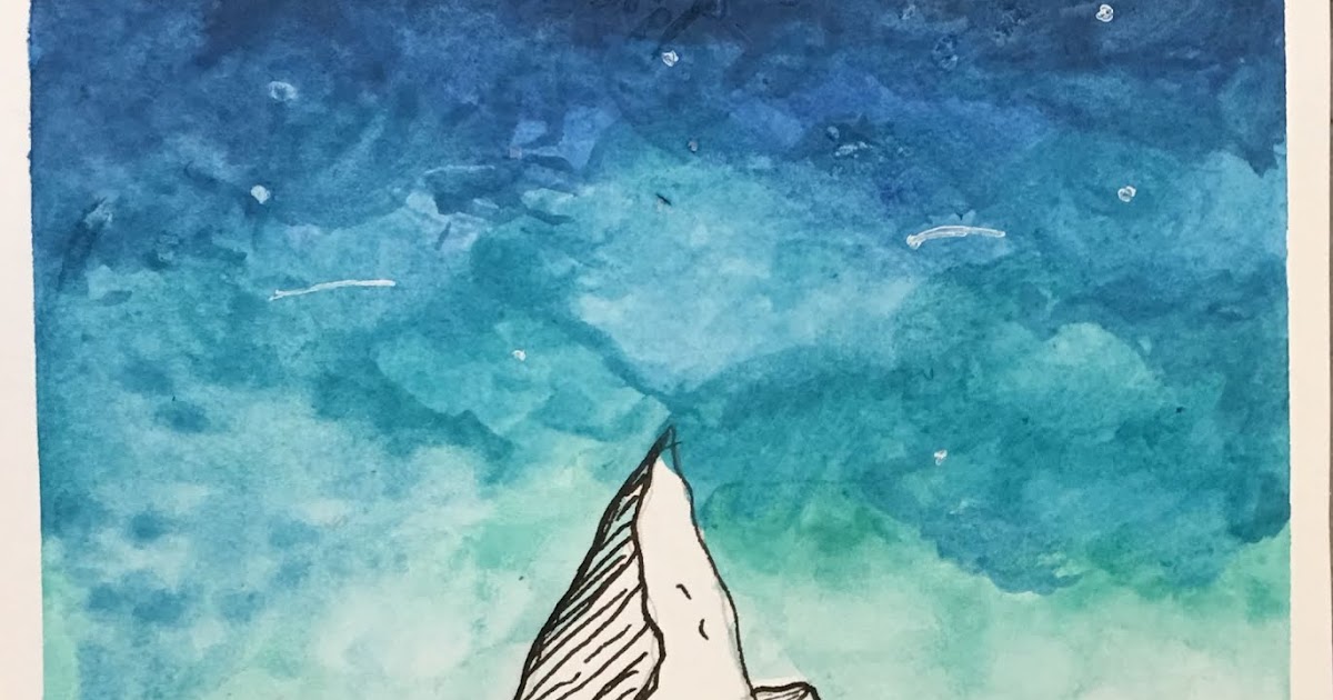 Art Room Britt: Jen Aranyi Mountain-scape Mixed-Media Illustrations