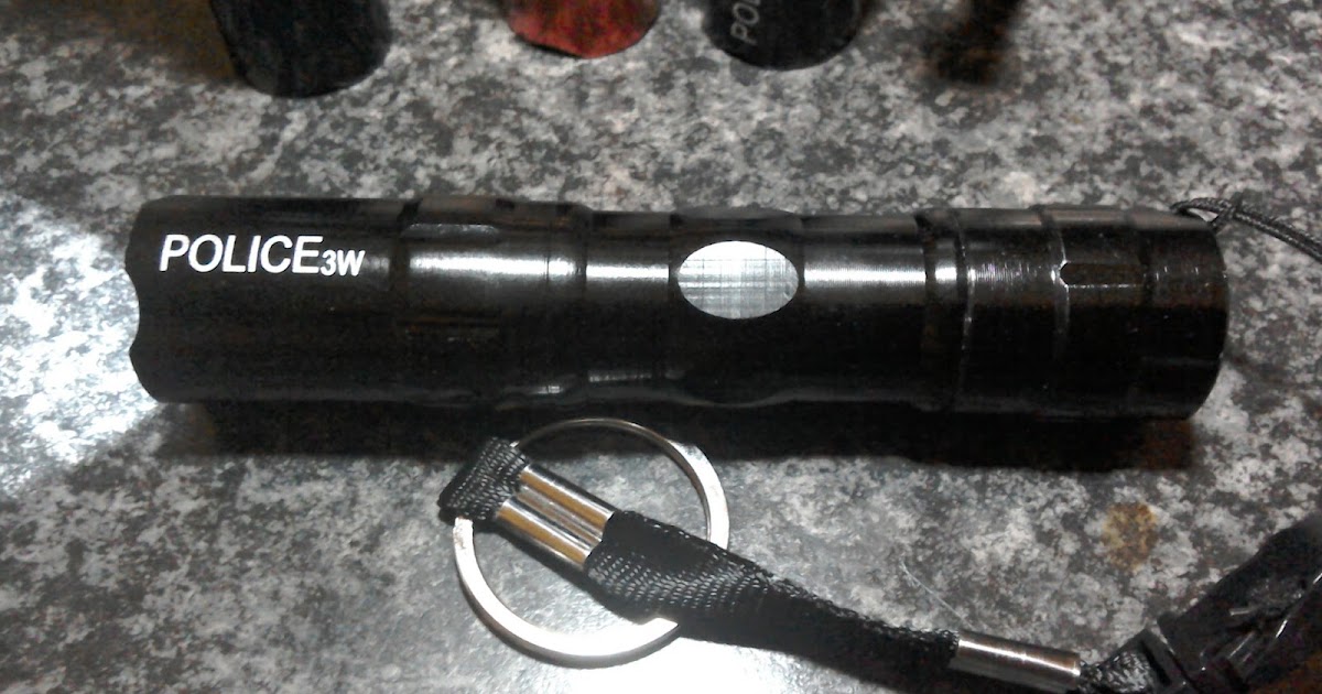 Mr. Aphoristic: Police 3W LED Mini Flashlight Review