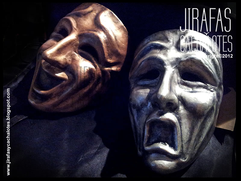 Mascaras Tragedia y Comedia ~ mascaras venecianas