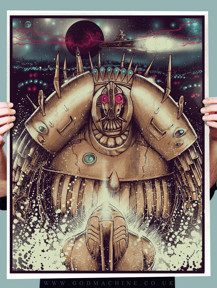 The Geeky Nerfherder: Artist Spotlight: The Art Of . . . Godmachine