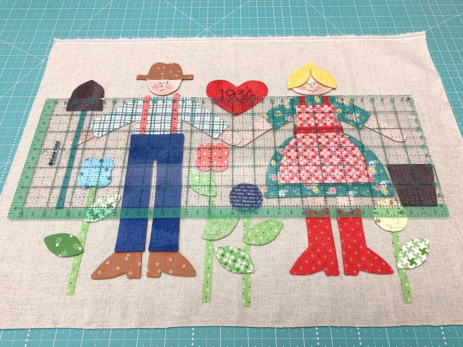 Farm Sweet Farm Sew Along - Week Eight - Mr. and Mrs. Farmer Block ...