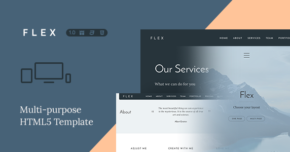 Flex Multipurpose Premium HTML5 Template - Download New Themes
