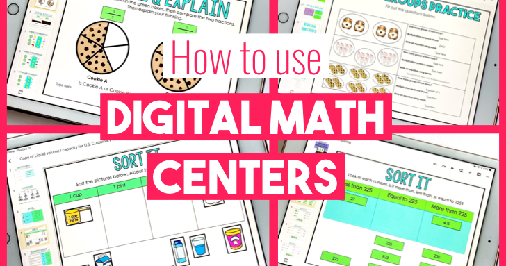 How To Make Guided Math A Success With Digital Math Centers | Glitter ...