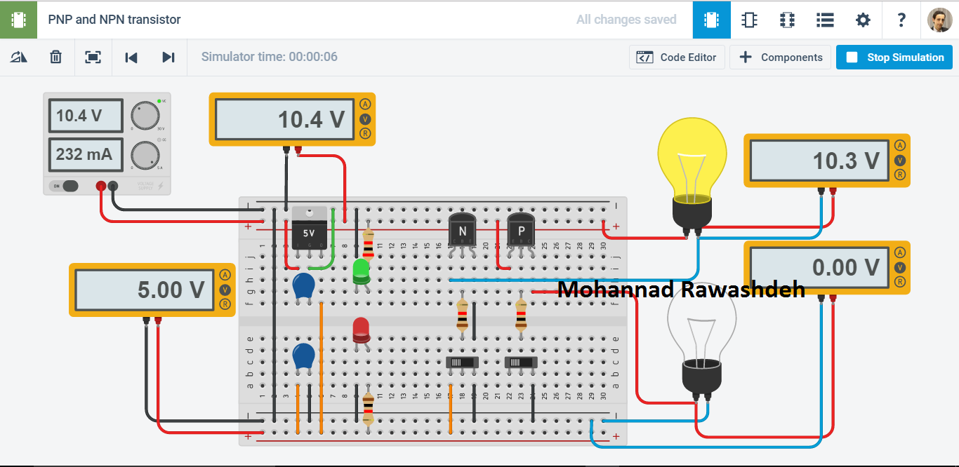 PNP and NPN transistor - M.B Raw
