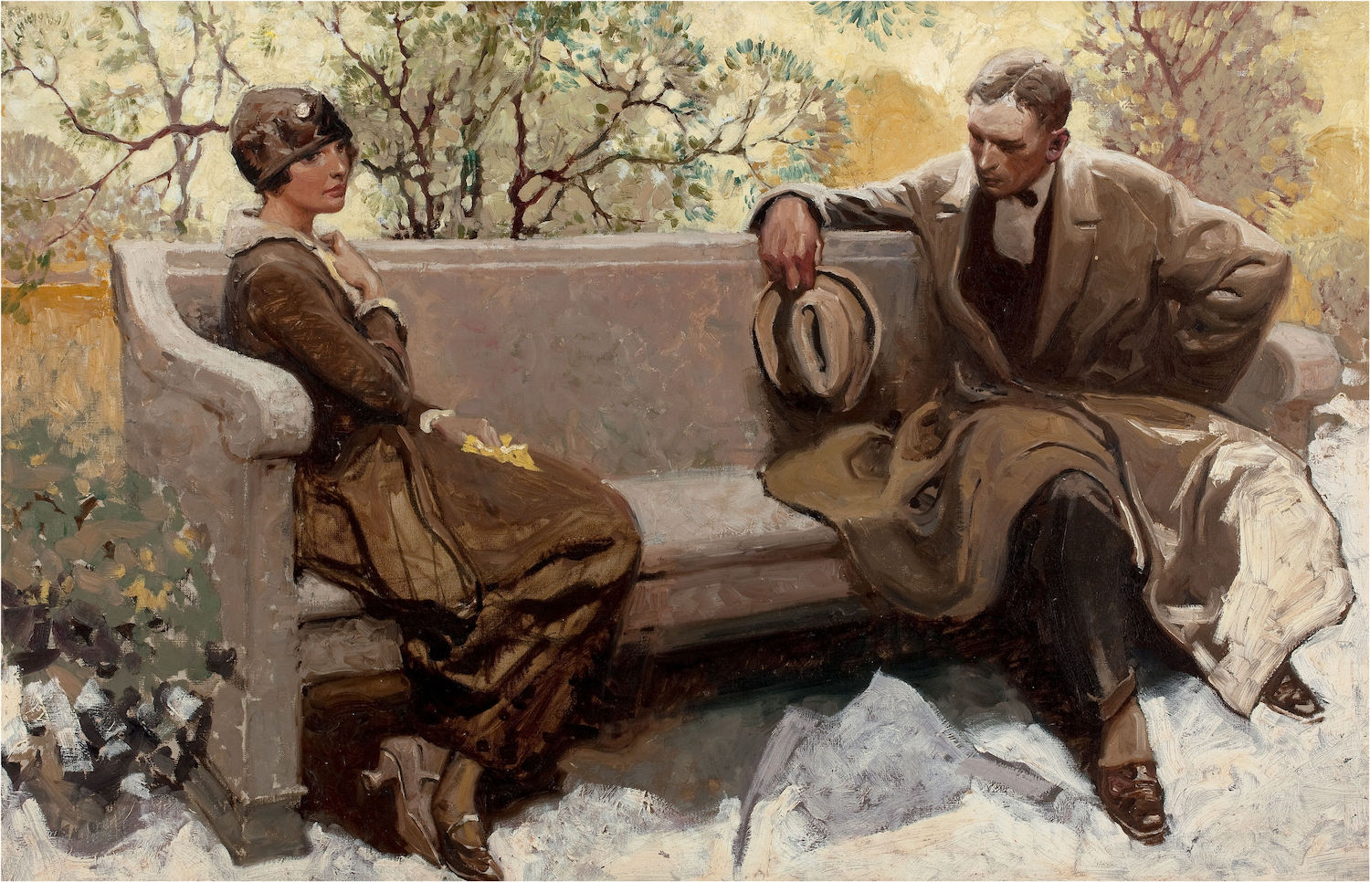 Seated Couples by Herbert Morton Stoops