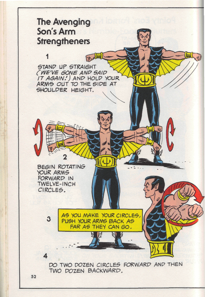The Dork Review: The Mighty Marvel Comics: Strength and Fitness Book