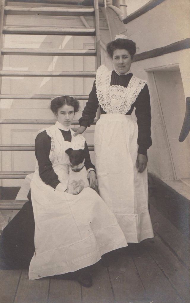 40 Vintage Portrait Pictures of House Maids in the Edwardian Era ...