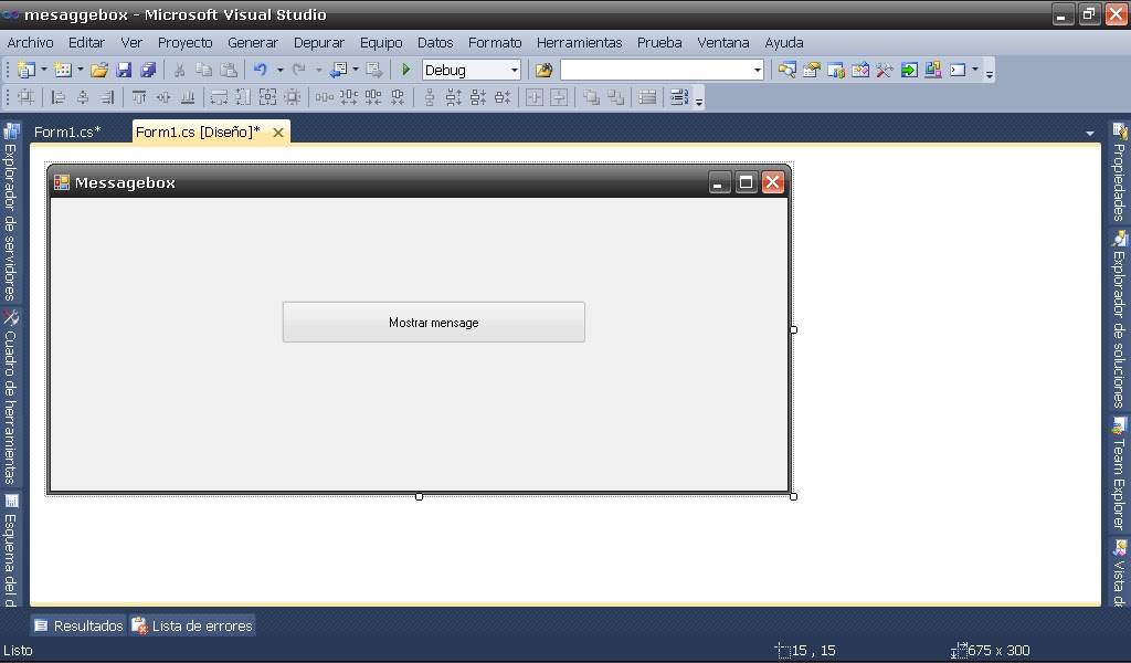 messagebox con botones | Programando con Huguito