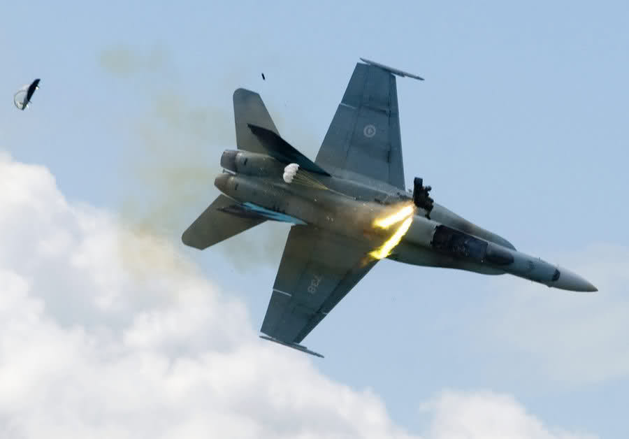 F-18 Ejection / Crash
