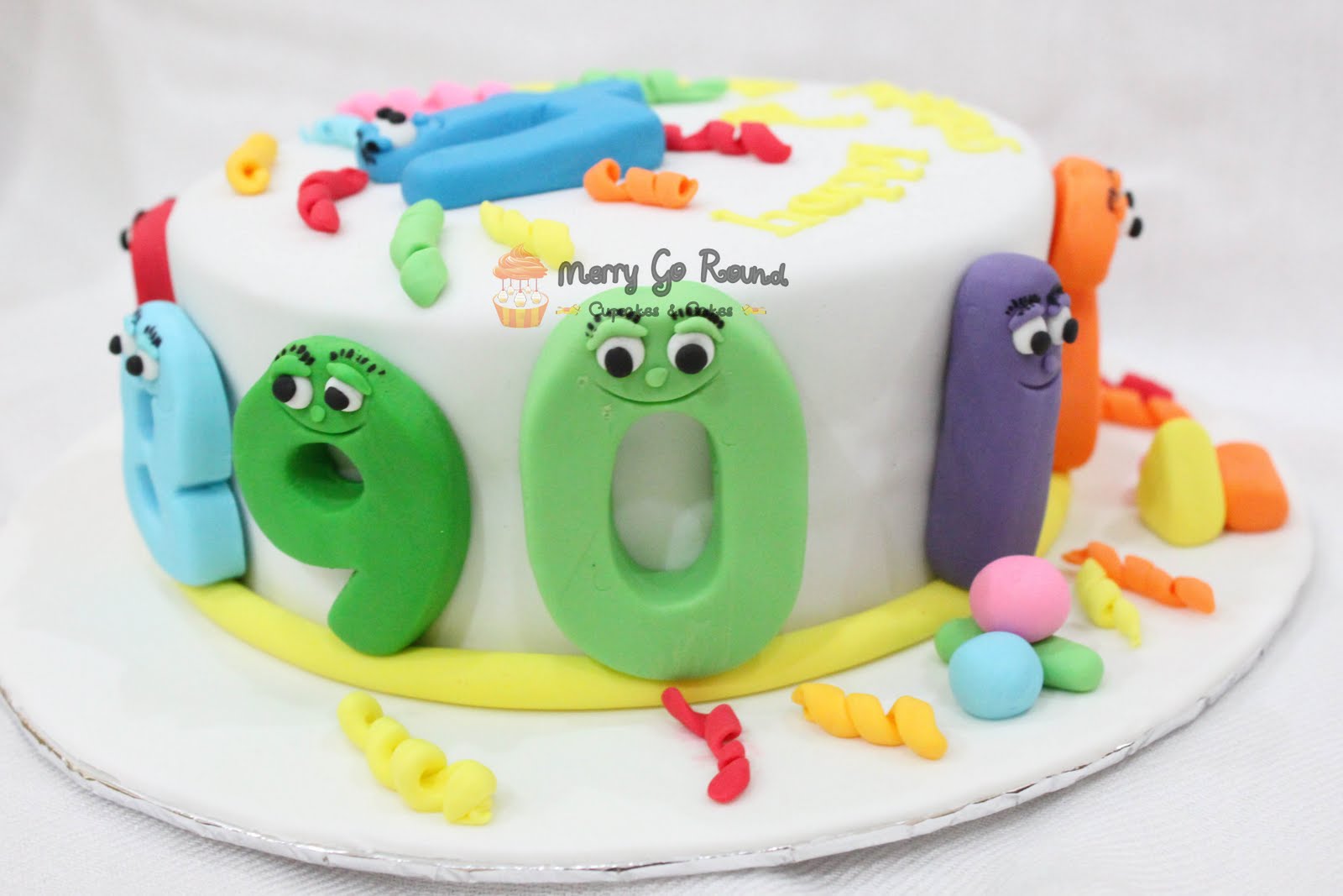 Merry Go Round - Cupcakes & Cakes: NumberJacks Birthday Cake