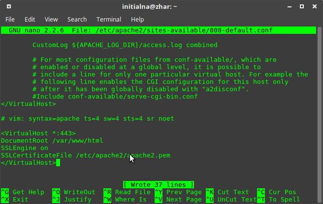 How to Use SSL(HTTPS) Apache2 in Debian 8.6 Server ~ Nasrulloh Azhar