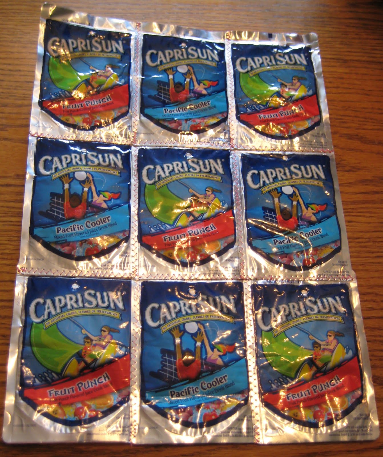 Him & Her: capri sun bag tutorial