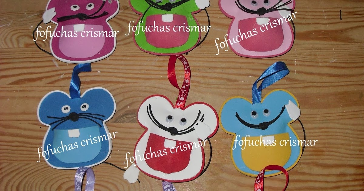 FOFUCHAS CRIS&MAR: Raton Perez , guarda dientes goma eva.