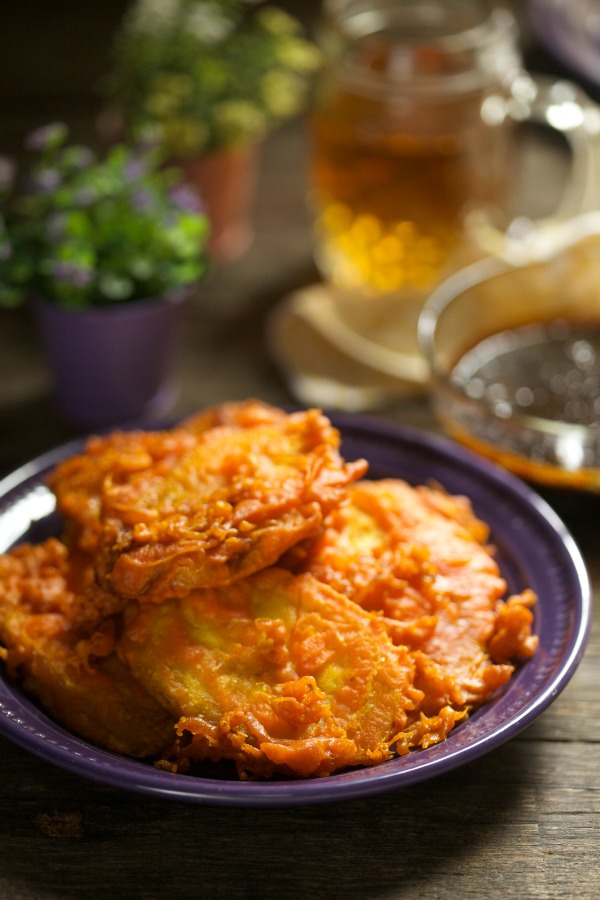 Pisang Goreng Rangup dan Sambal Kicap Madu - masam manis