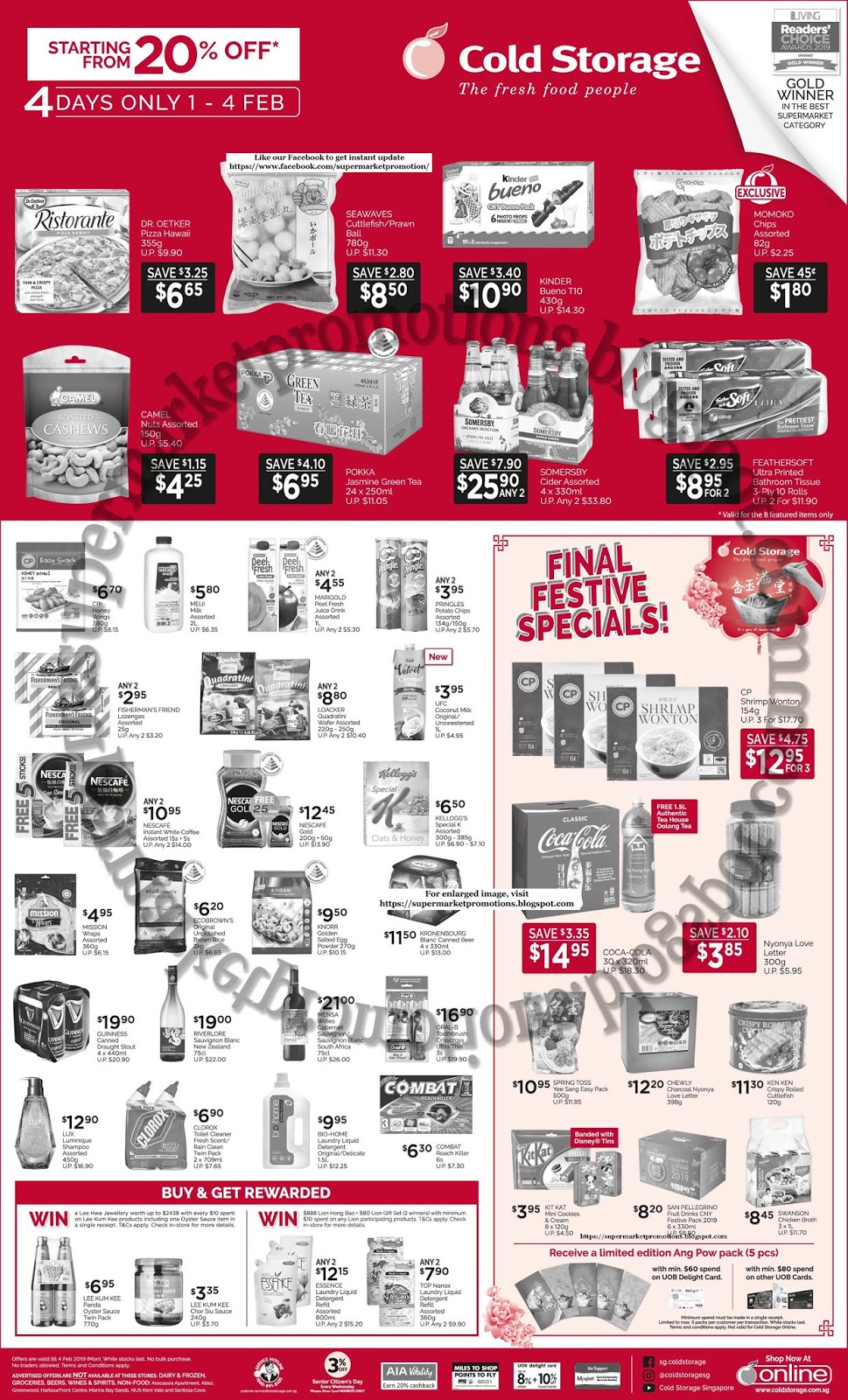 Cold Storage CNY Ads 01 - 04 February 2019 ~ Supermarket Promotions