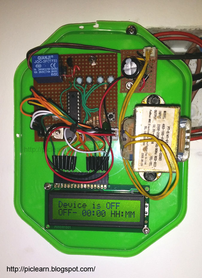 Microcontroller Projects: PIC16F628A Programmable Timer