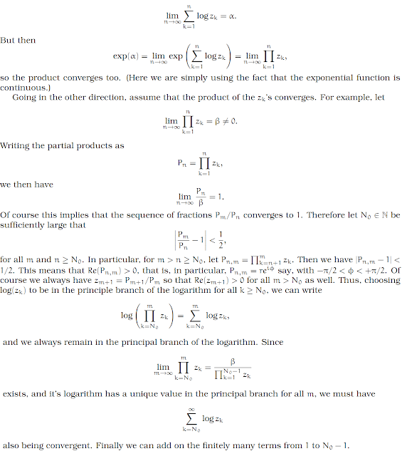 Complex Analysis: #23 Infinite Products | Physics Reference