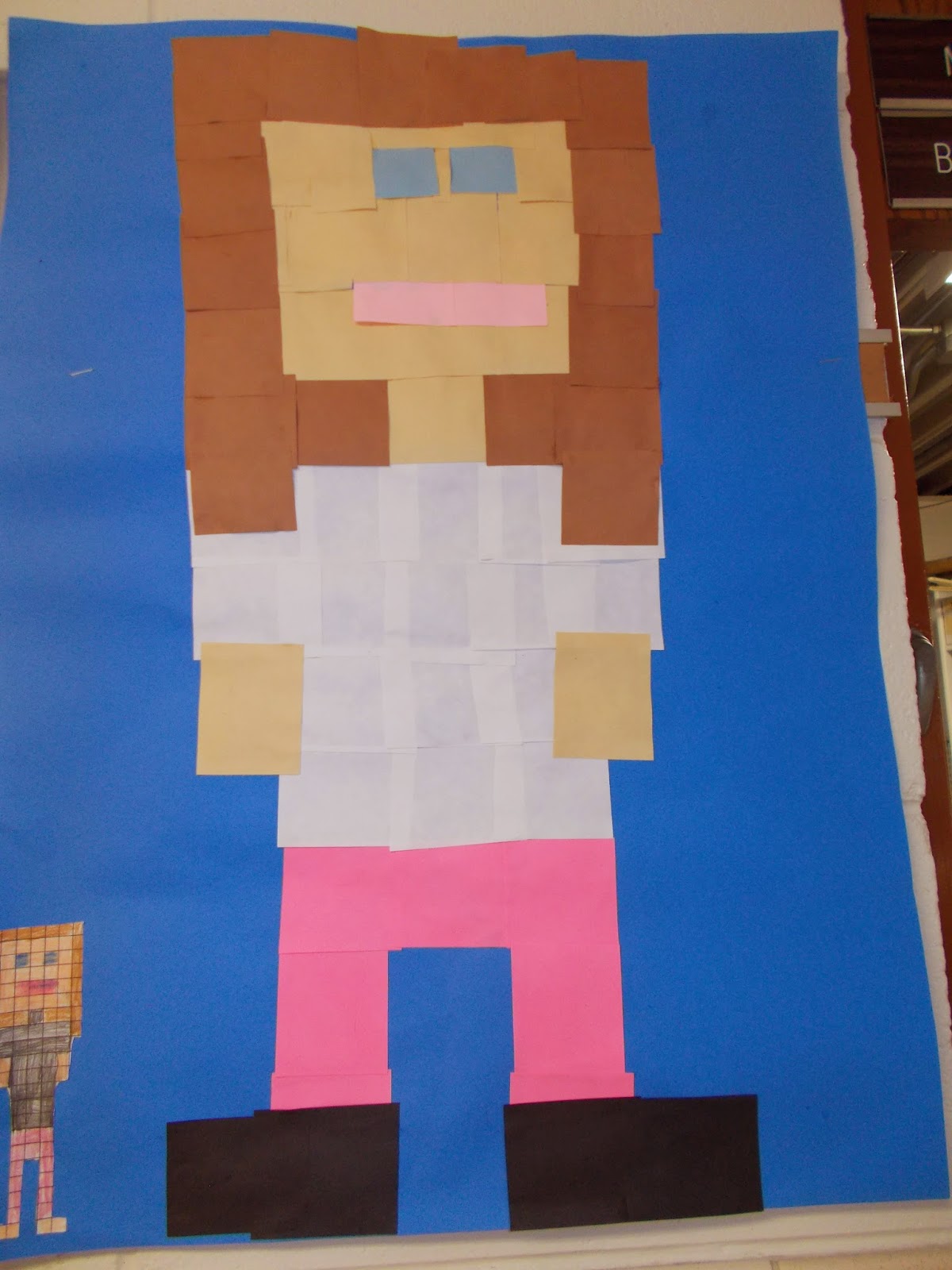 Mrs. Pierce's Polka Dot Spot: Pixel Self Portraits