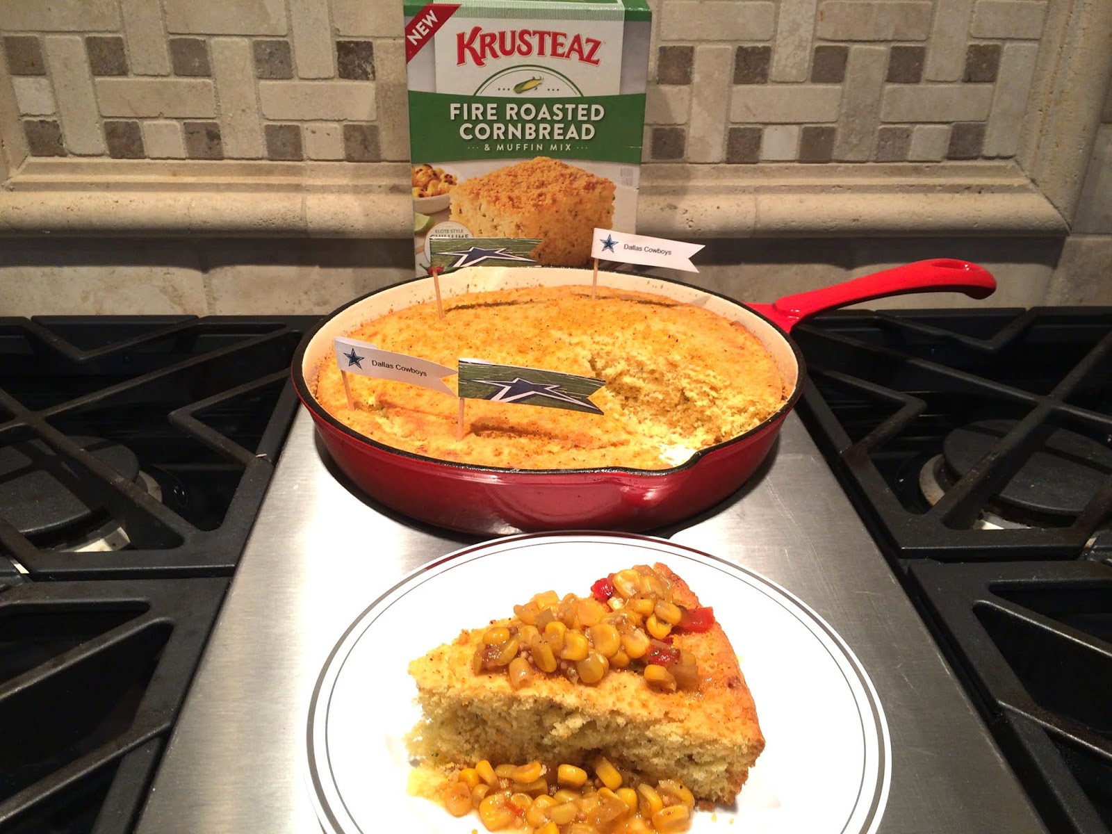 Recipe: Texas Skillet Cornbread for Game Day Parties ~ Dallas Mom Blog ...