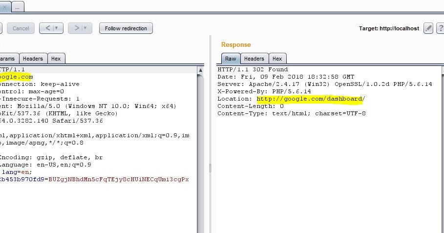 Host Header Injection- Type Setter CMS 5.1 - CVE-2018-6889