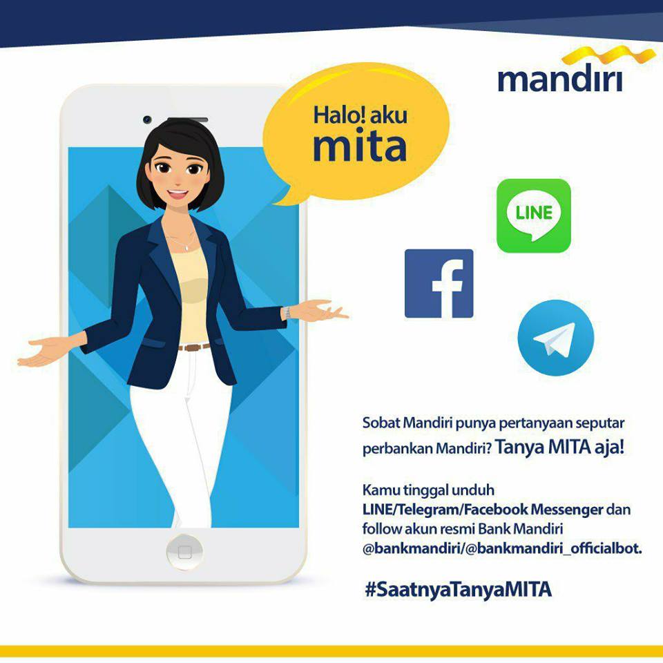 Bank Mandiri Kenalkan Chatbot MITA untuk Tingkatkan Pelayanan | utie adnu