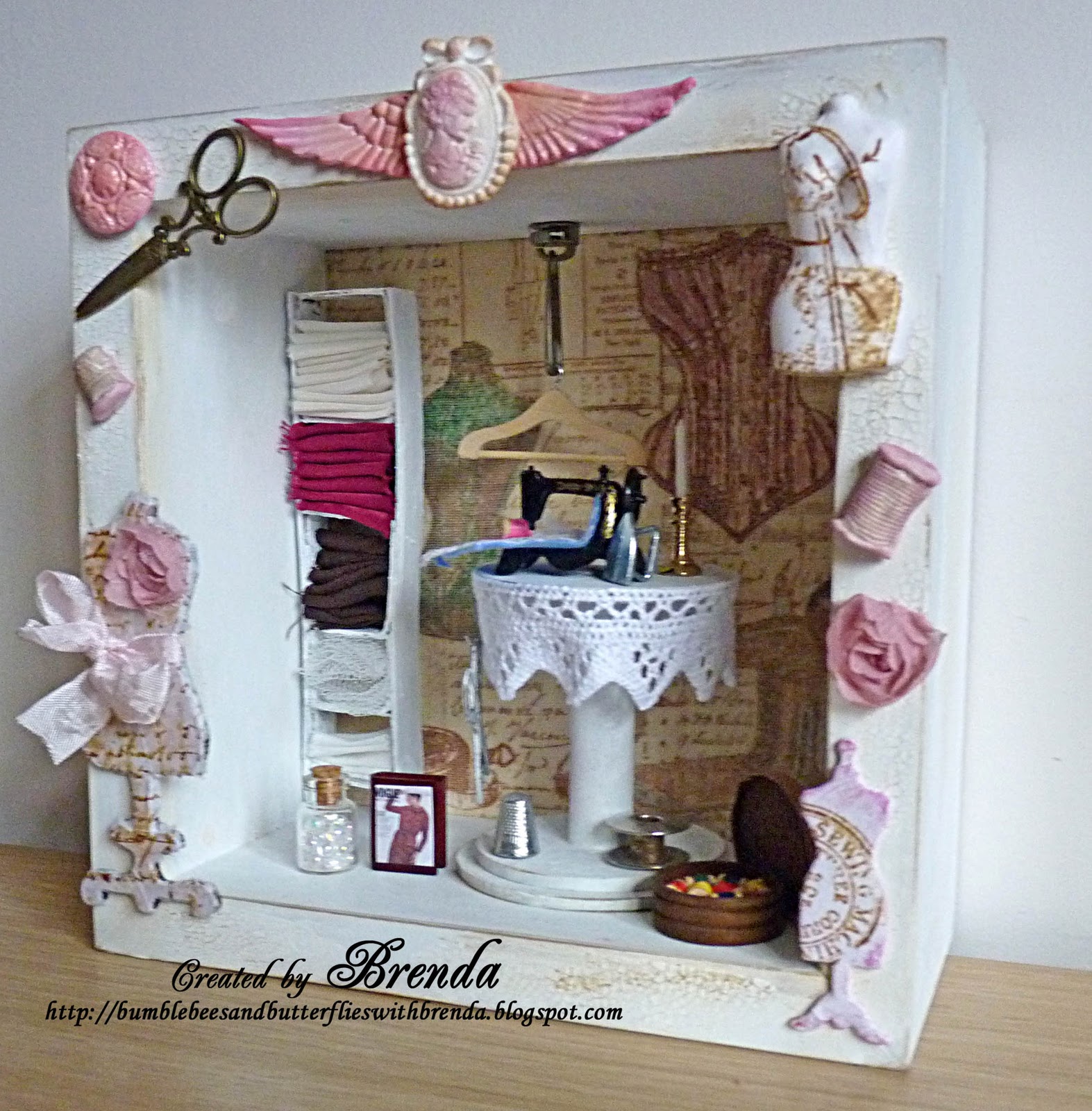 Bumblebees and Butterflies: Grandma's Sewing Room