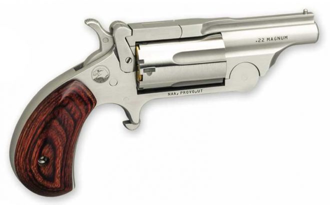 on target shooter nz: NAA Ranger II - NEW Top-Break .22 Magnum Revolver: