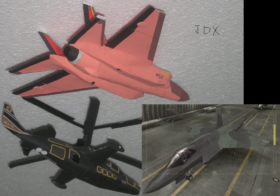 Ace Combat Model - Drawings: F-35C Lightning II