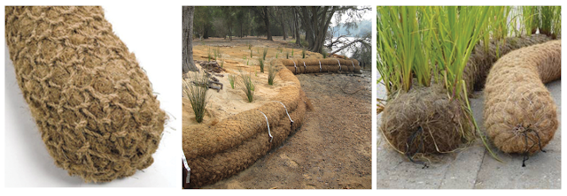 Coir Logs: Coir Logs 200mm x 3m Length