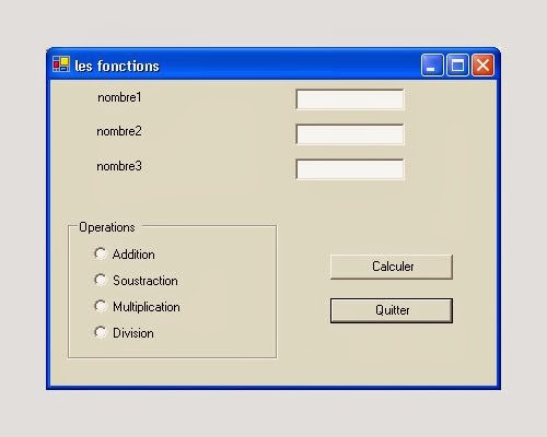 Creation d'une interface ~ Cour2