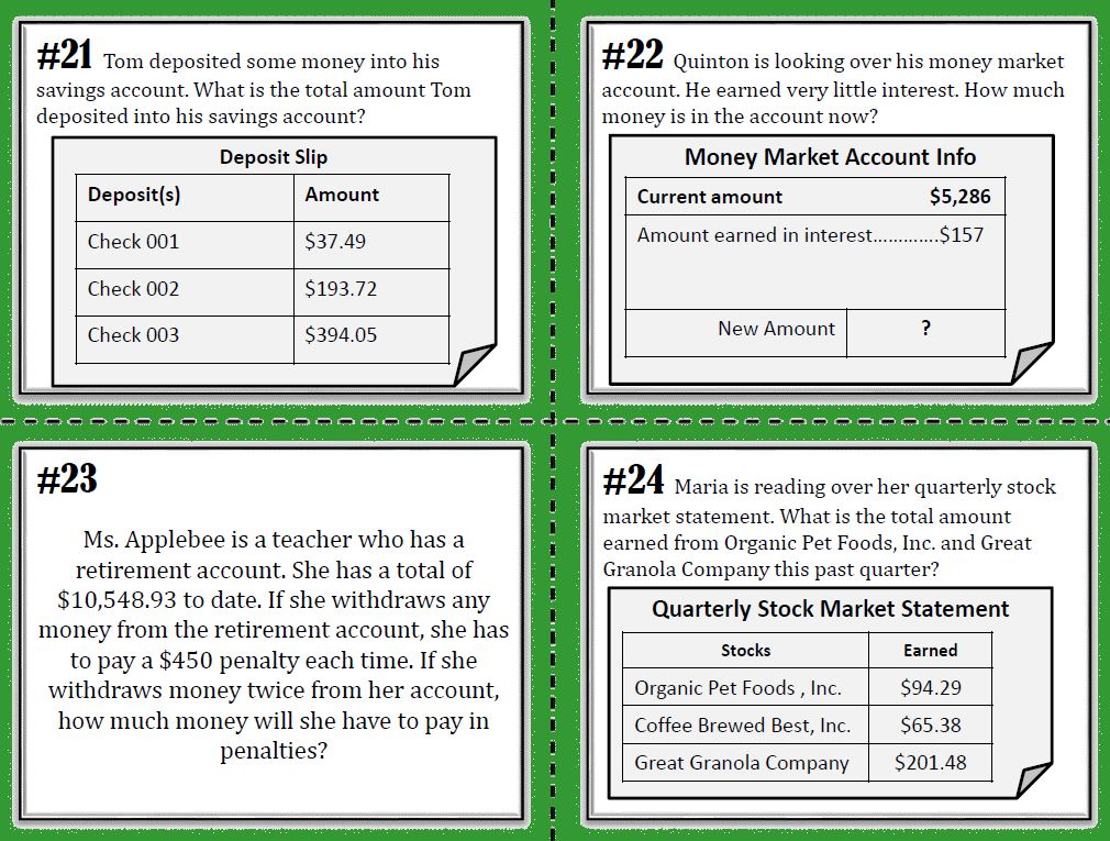 Kids are learning about Personal Financial Literacy!