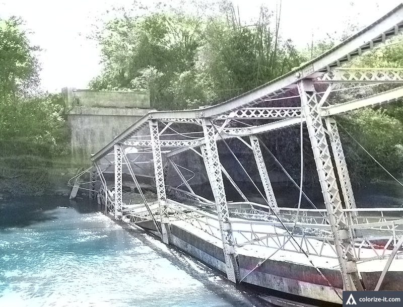 Steel Bridge over Dacanlao River, Calaca 1945 - Batangas History ...