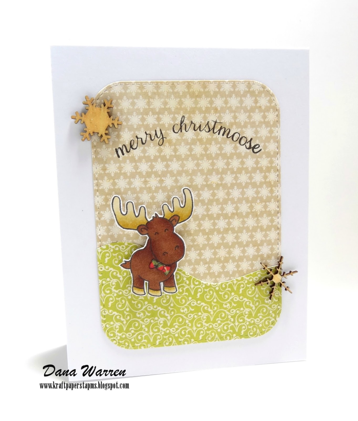 Kraft Paper Stamps: Mixing Pattern Papers