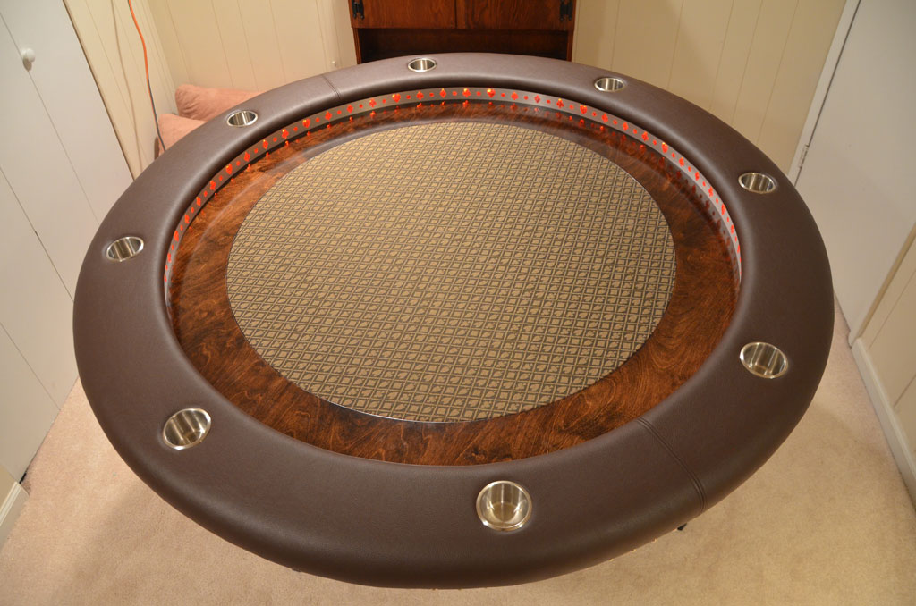 Amazing poker table built