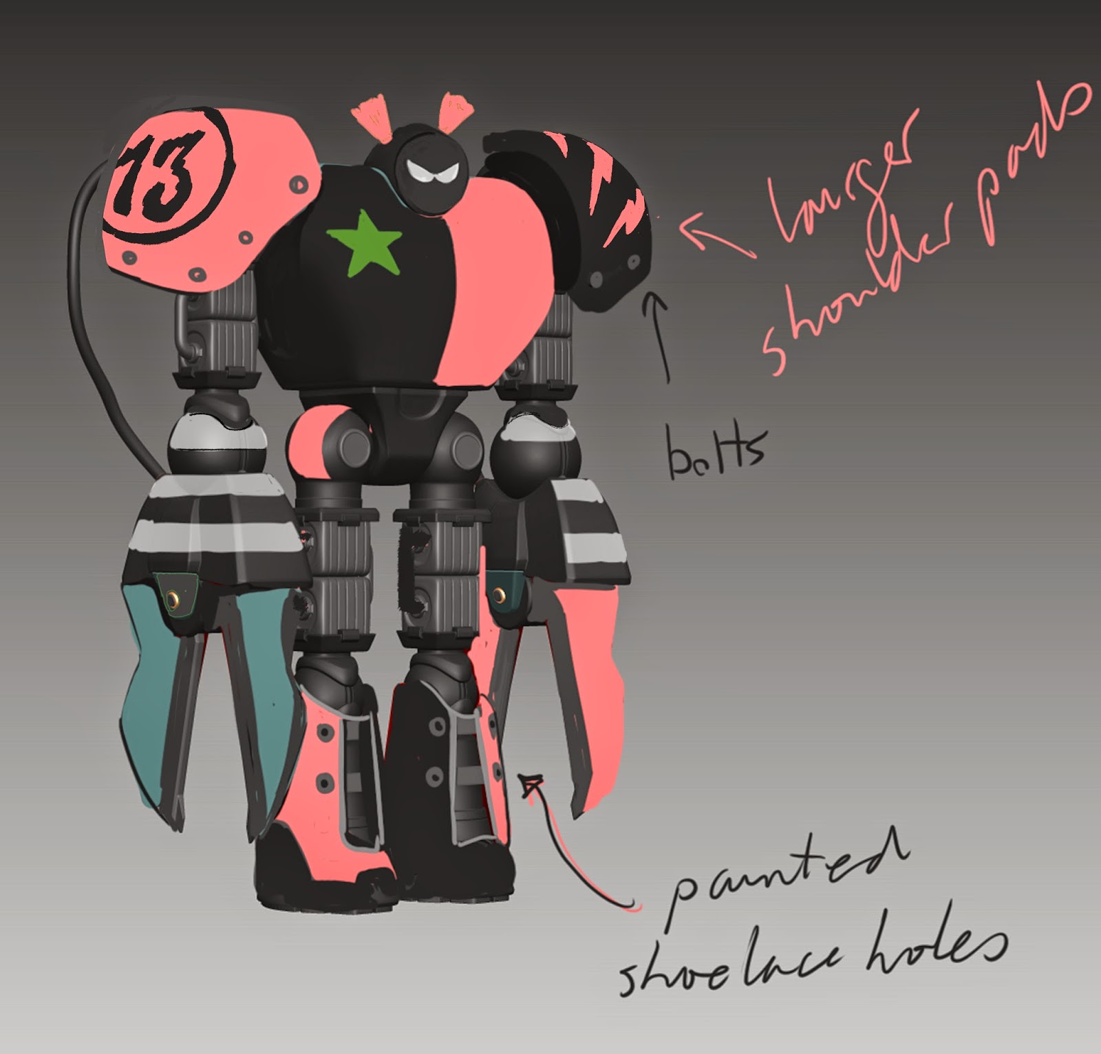 the art of kevin nelson: big hero 6 robot fighter designs (also draw ...