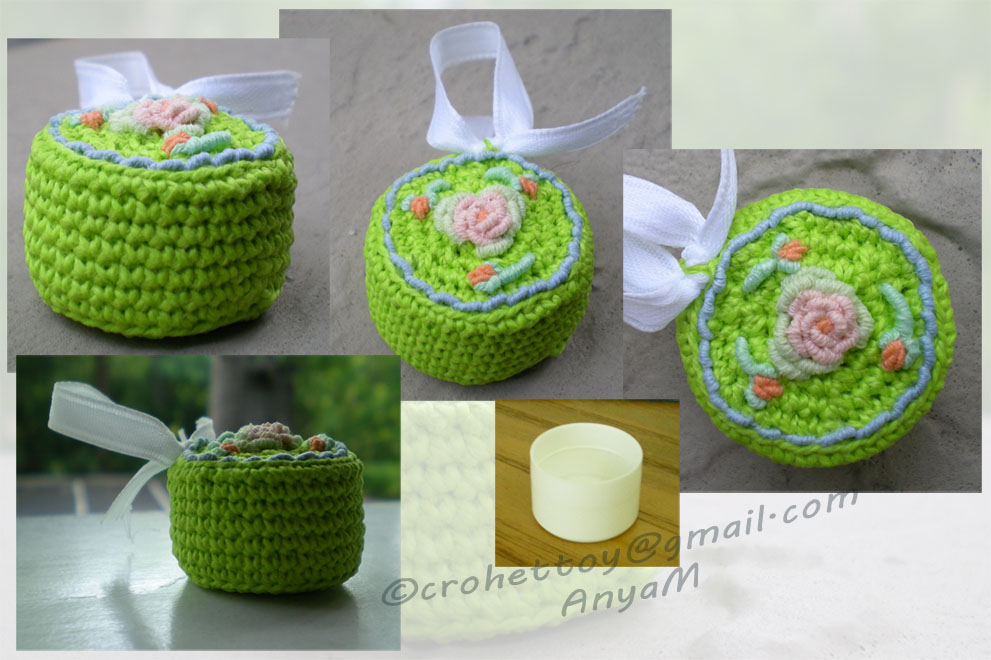 AnyaMtoys: Mini crochet cake :)