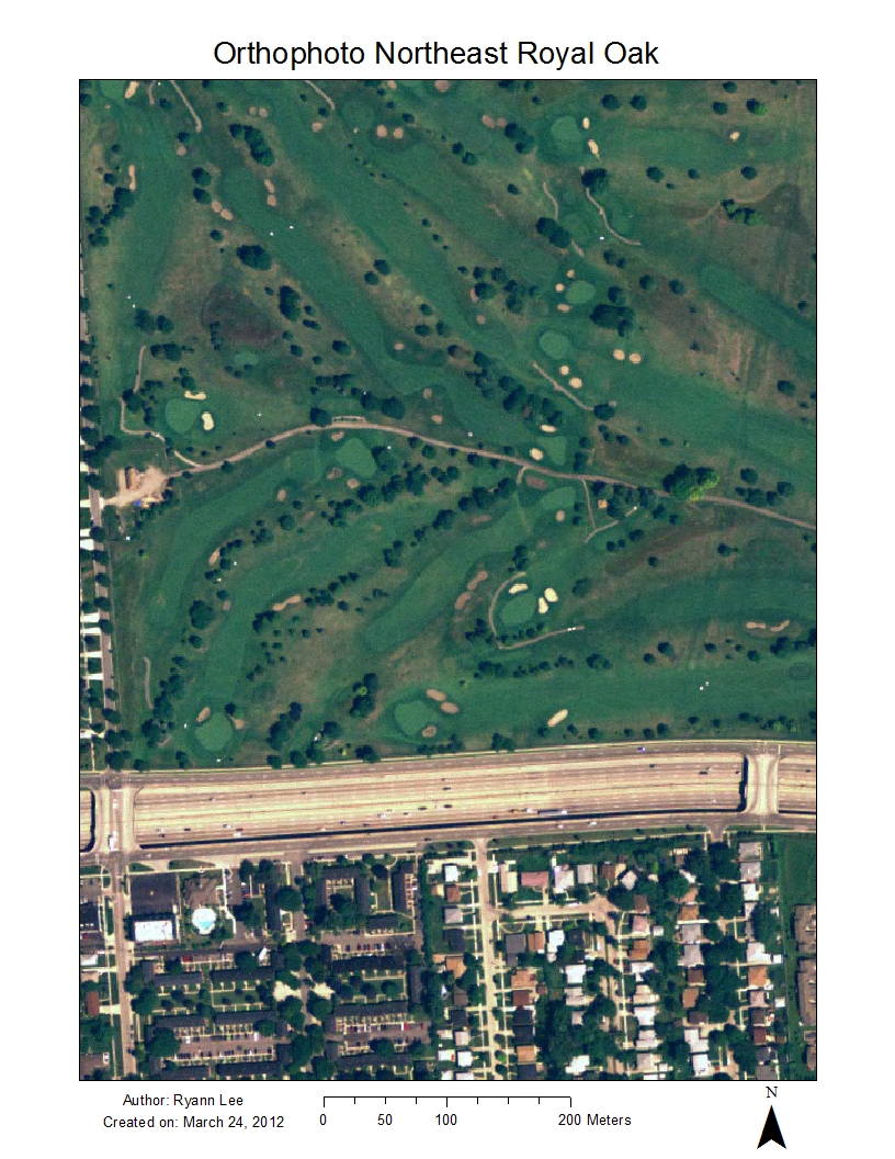 Human Geosciences Blog: Intro to GIS-Orthophoto