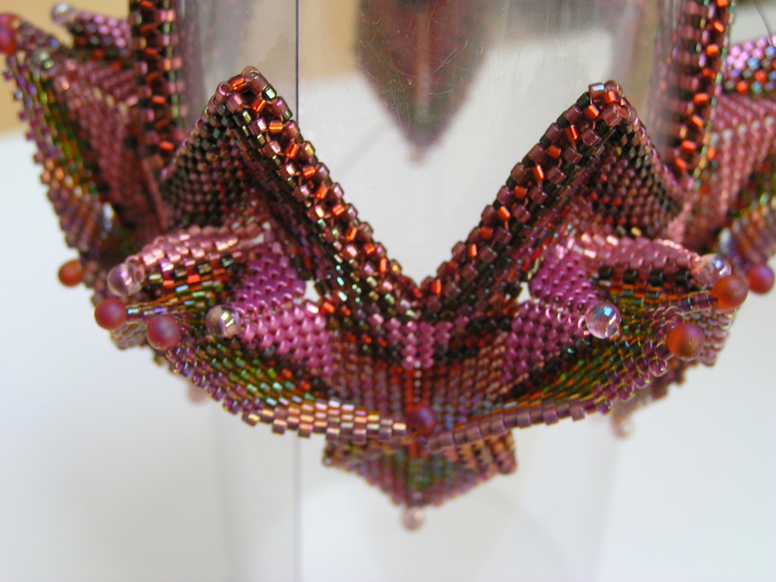 Catrina jewels: Contemporary Geometric Beadwork Bangle