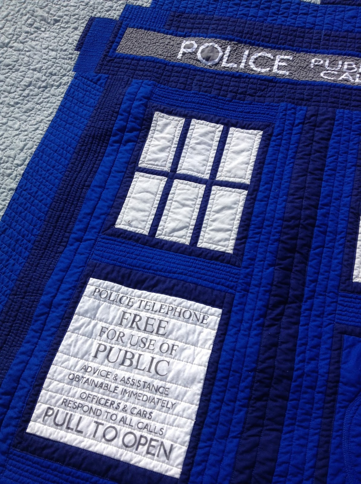 The Fifty Factor: Dr. Who and the Tardis Quilt