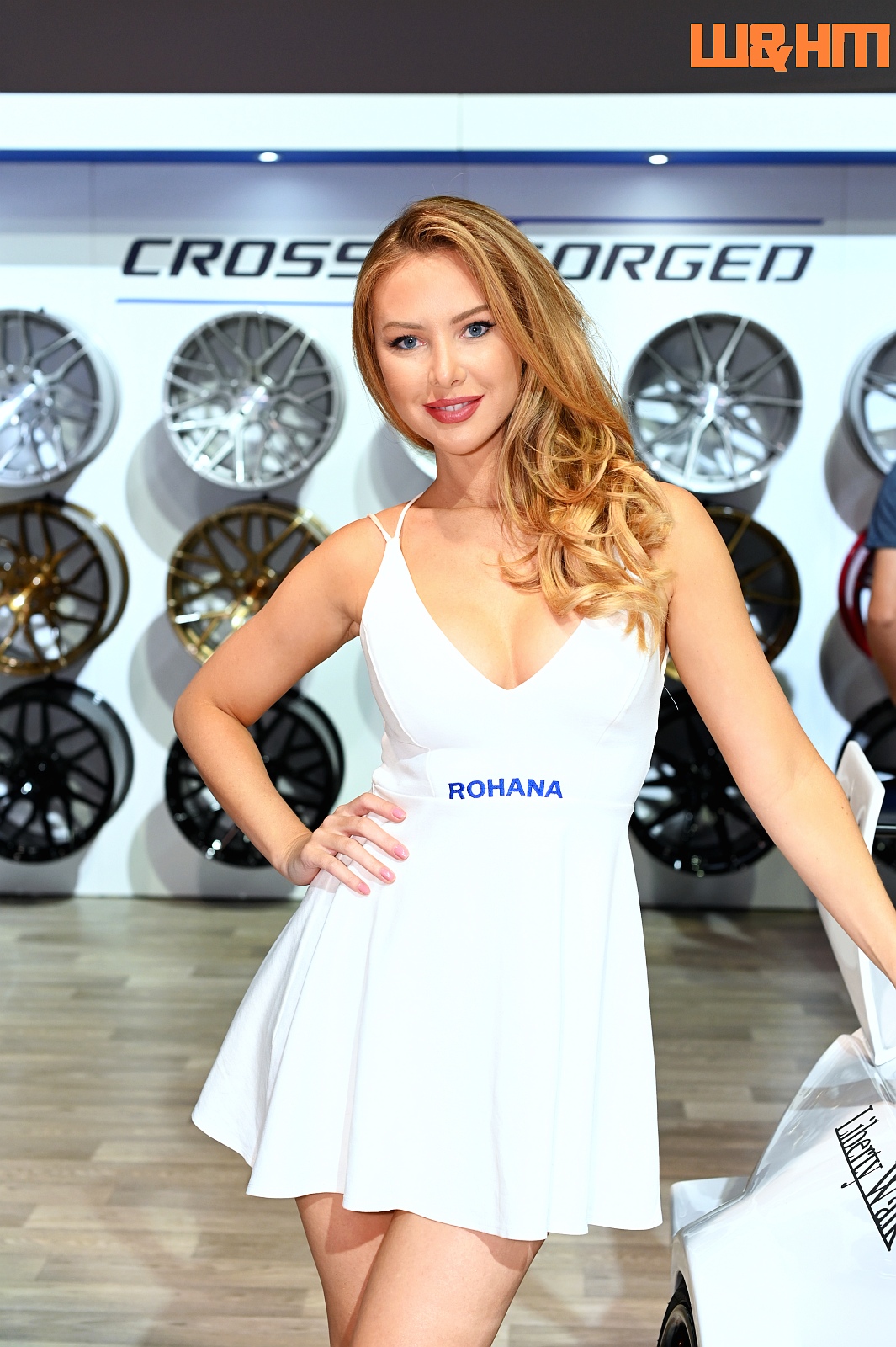 Super Gorgeous Tiffany Toth for Rohana at SEMA 2019, by W&HM, #sema