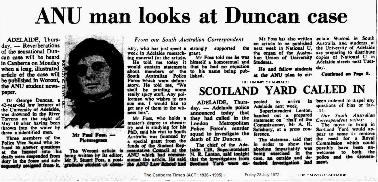 The Haunts Of Adelaide: History, Mystery and the Paranormal: The Duncan ...