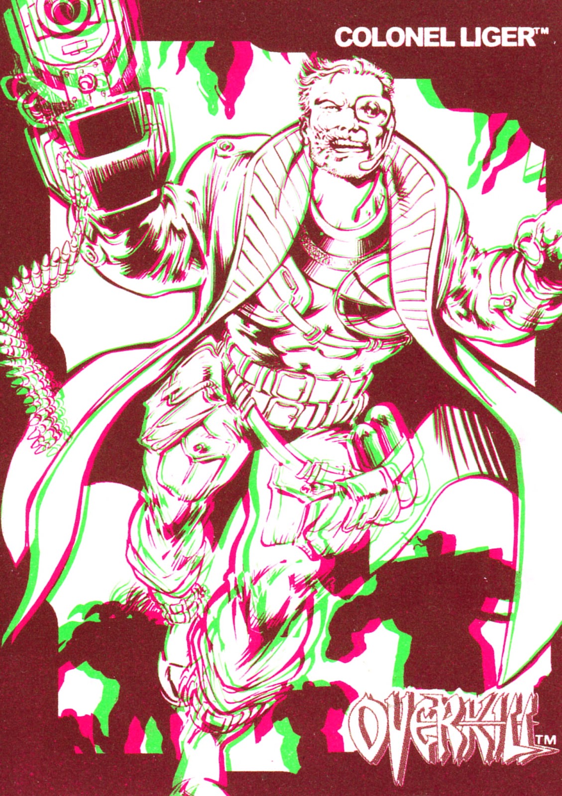 STARLOGGED - GEEK MEDIA AGAIN: 1994: OVERKILL 3D CARDS BY BRYAN HITCH ...