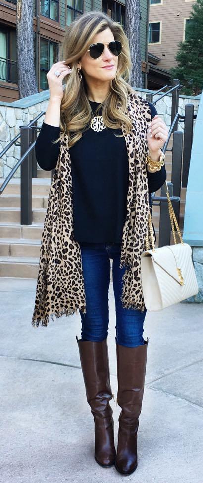 40 Best Outfit Ideas - How To Wear A Scarf For Any Season - Natali ...
