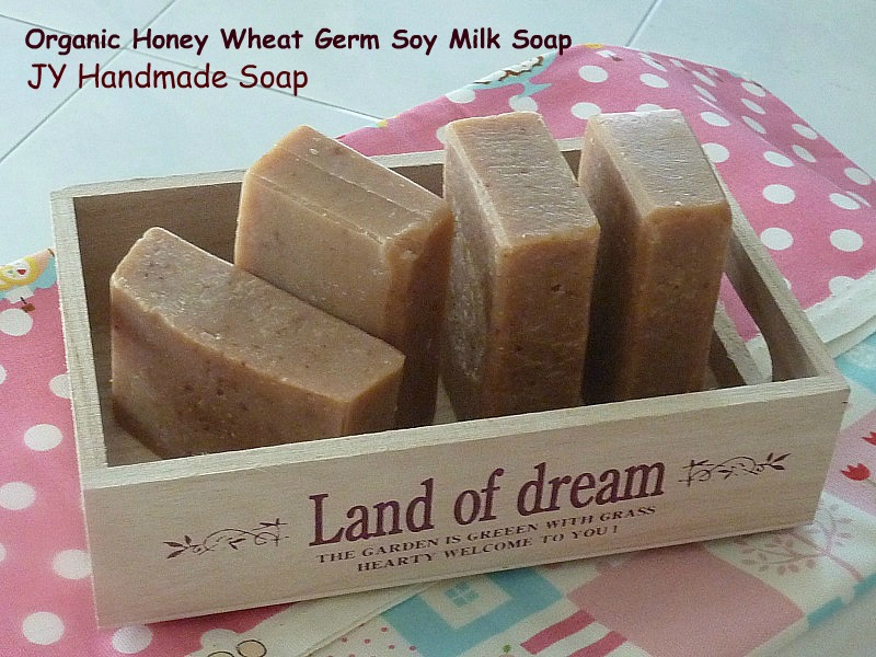 JY Handmade Soap: Organic Honey Wheat Germ Soy Milk Soap