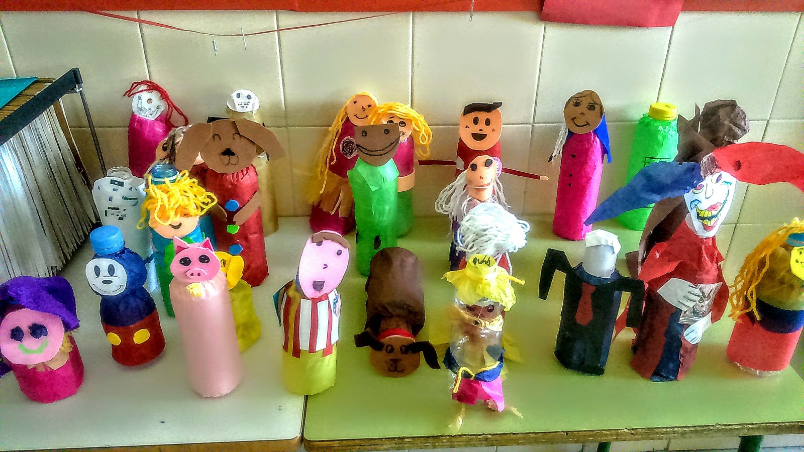 Made in England: Toys made from recycled materials by 4A snd 4B