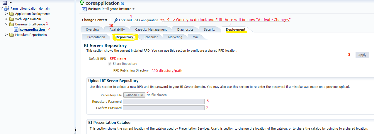 How to deploy RPD in OBIEE 11g | ORACLE DBA How to deploy RPD in OBIEE 11g | ORACLE DBA
