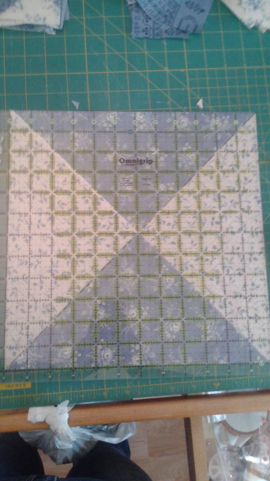 Cara Quilts: Layer Cake 10" Square HST Tutorial