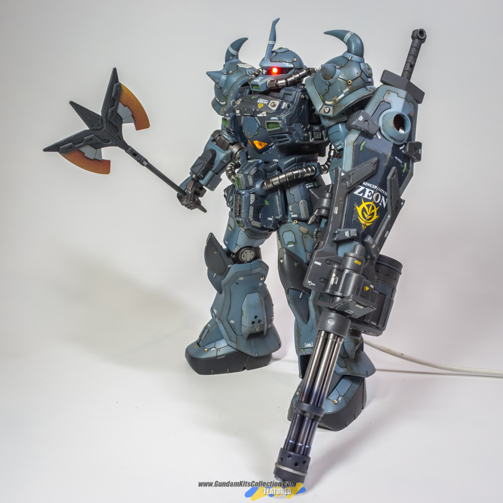 Custom Build: MG 1/100 Gouf Custom [Detailed]