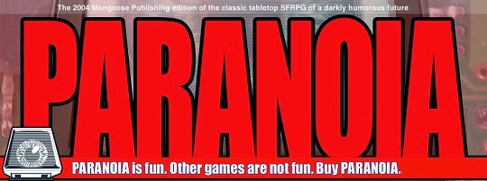 The Savage AfterWorld: Vat-Full Lot Of PARANOIA Materials Available At ...